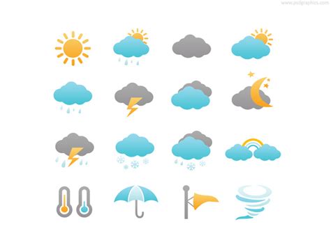 Weather Icon Set 428303 Free Icons Library