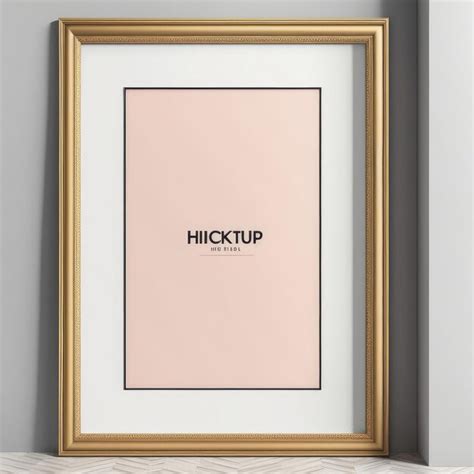 Premium Photo Closeup Frame Mockup D Rendering