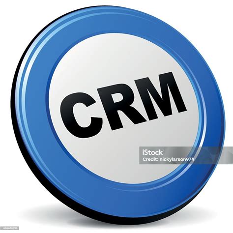 벡터 3d Crm 아이콘크기 에 대한 스톡 벡터 아트 및 기타 이미지 검은색 고객 Istock