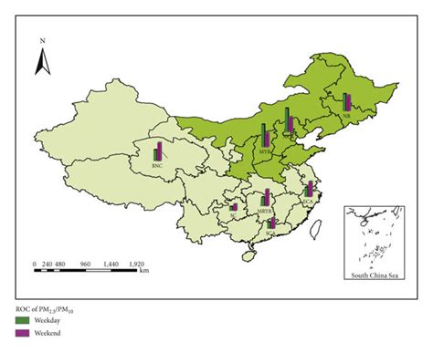 Spatiotemporal Variations Of Average Roc On Pm2 5 Pm10 Ratio A Download Scientific Diagram