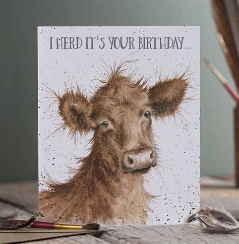 Cow Birthday Card Artofit