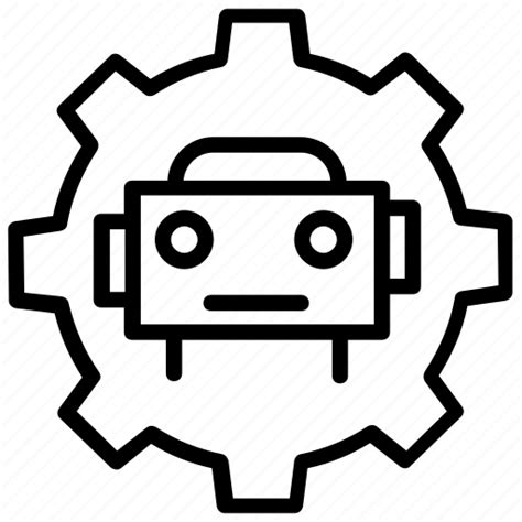 Artificial Intelligence Automation Humanoid Machine Learning Robot Icon Download On Iconfinder