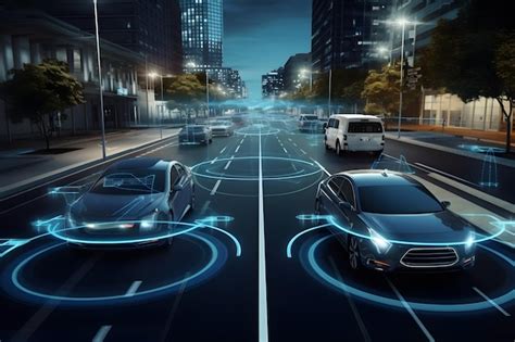 Premium Photo Connected Car Autonomous Vehicle Autonomous Car
