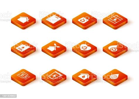 배럴에 방사성 폐기물을 설정 쓰레기 캔 번개 캐니스터 기계 오일 환경 친화적 인 집 심장 지구 행성 물 방울 및 재활용 깨끗한 아쿠아 아이콘 벡터 3차원 형태에 대한 스톡