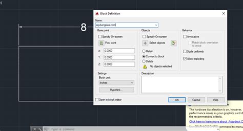 Bài 1 Tạo Block động Trong Autocad ⋆
