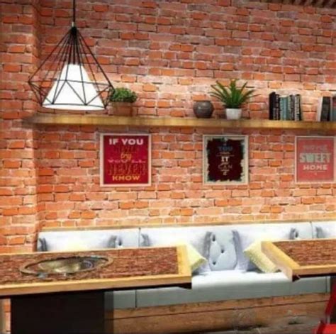 Jual Wallpaper Vinyl Dinding Murah Motif Batu Bata Premium Kangbang Di