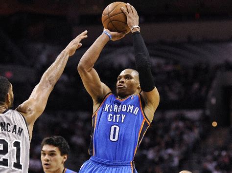 Nba Westbrook Leads Thunder Past Spurs 113 100 Gma News Online