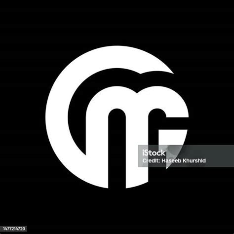 최소한의 Gm 로고 고급 배경에 Gm 편지의 아이콘입니다 Mg 모노그램 이니셜을 기반으로 한 로고 아이디어 전문적인 다양한 문자 기호와 배경에 Mg 로고 0명에 대한 스톡
