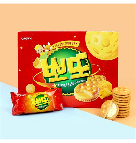 크라운 뽀또 치즈타르트 322g 비스킷 비스켓 간식 과자 티몬