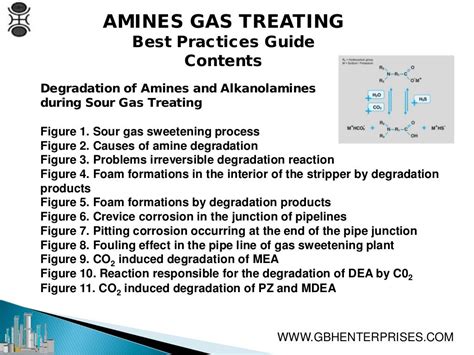Amine Gas Treating Unit Best Practices Troubleshooting Guide