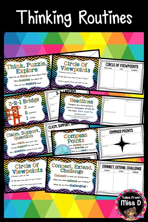 Promote Visible Thinking In Your Classroom With This Thinking Routines