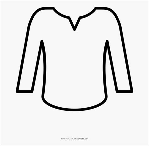 Blouse Coloring Page Imagenes De Blusa Para Dibujar Free
