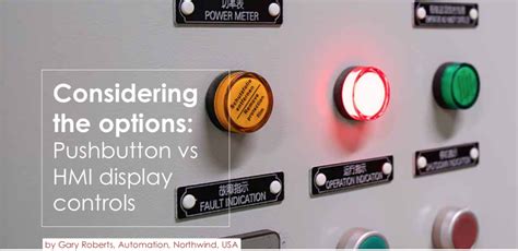 Considering The Options Pushbutton Vs Hmi Display Controls Milling