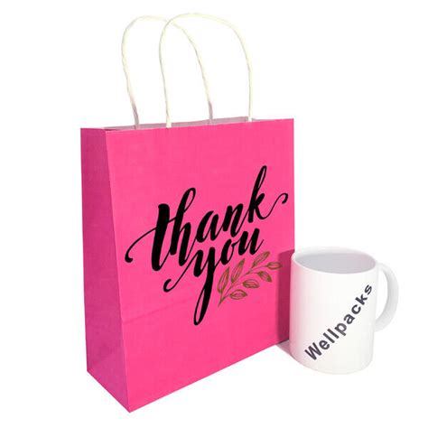 Купити Паперовий пакет кольоровий з ручками в 2 кольори від 100 шт з Вашим логотипом ціна оптом