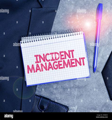 Handwriting Text Incident Management Business Showcase Process To Return Service To Normal