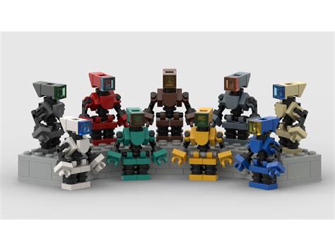 Lego Moc Minifigure Scale Robot By Rovivruselos Rebrickable Build