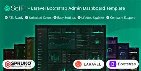 Scifi Laravel Bootstrap Admin Dashboard Template Templatelelo