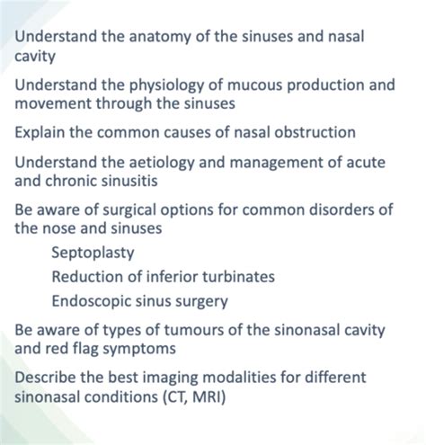 Sinonasal Disease Flashcards Quizlet