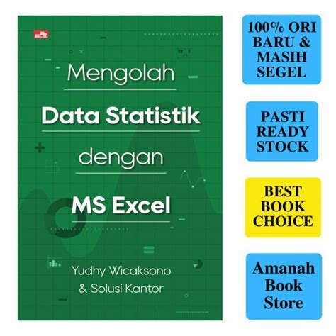 Promo Mengolah Data Statistik Dengan Ms Excel Yudhy Wicaksono
