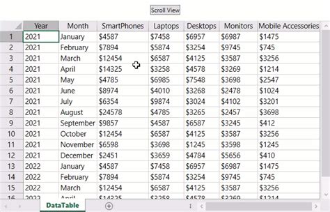 Scroll Spread Wpf 18