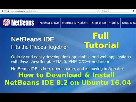 How To Download Install NetBeans IDE 8 2 On Ubuntu 16 04 YouTube