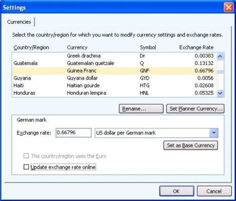 Adding A New Currency In Microsoft Money And Later Microsoft Ms
