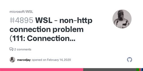 Wsl Non Connection Problem 111 Connection Refused · Issue