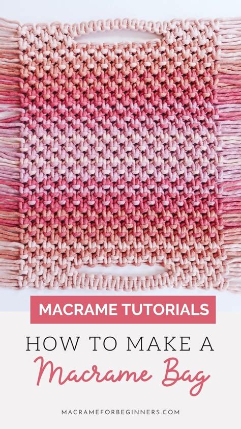 Diy Macrame Marina Net Bag With Ring Handles Tutorial Bolsa De Macrame 마크라메 가방 Youtube