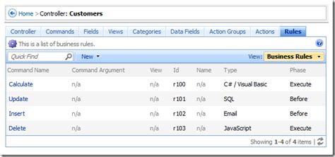 Code On Time Development Project Designer Business Rules