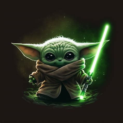 Pin By Majas Place On Baby Yoda In Yoda Wallpaper Star Wars Wall Art Star Wars Poster