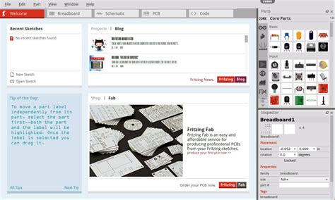 Fritzing Online RollApp