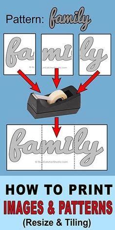 Learn How To Resize Enlarge Or Reduce And Print A Pattern The Exact