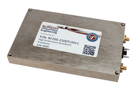 Rf Receiver And Front End Design Nuwaves Rf Solutions