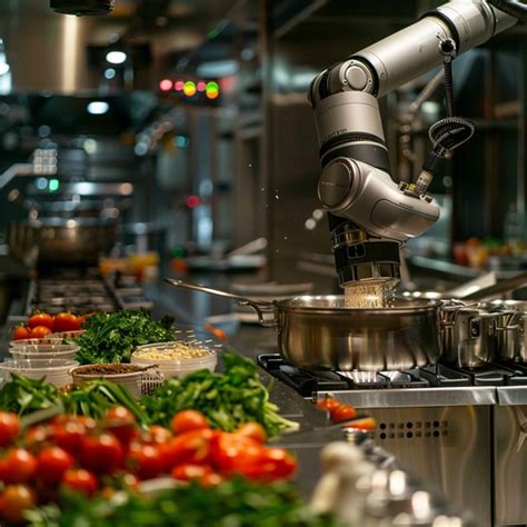 Free Robotic Chef Cooking Image Download At Stockcake