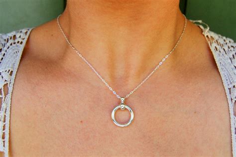 Ultra DISCREET Symbolic BDSM O Ring Sterling