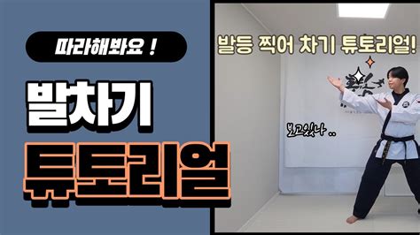 기본 발차기 연습 가이드 심사준비 이렇게만 하세요 Youtube