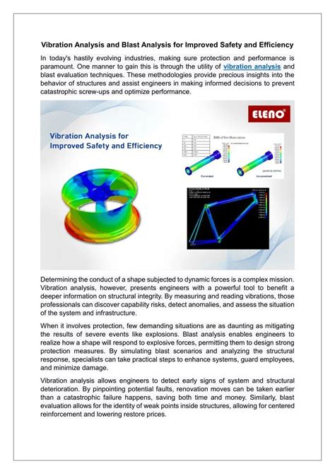 Ppt Vibration Analysis And Blast Analysis For Improved Safety And