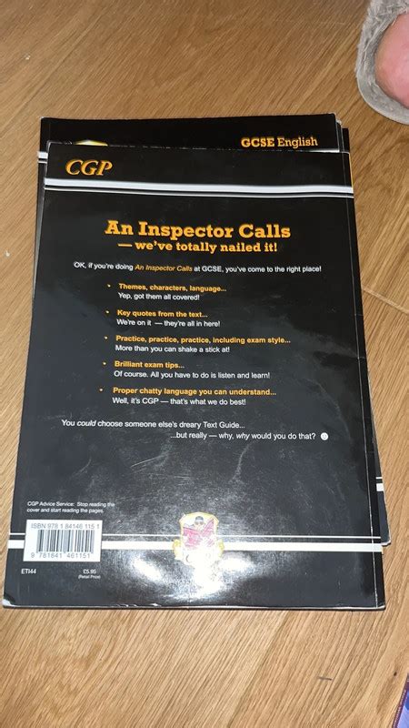 Gcse An Inspector Calls Text Revision Guide Vinted