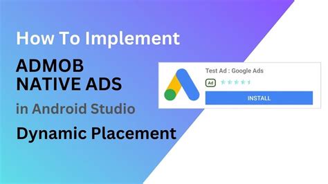 Native Ads Implement Android Studio Dynamic Placement Par 03 YouTube