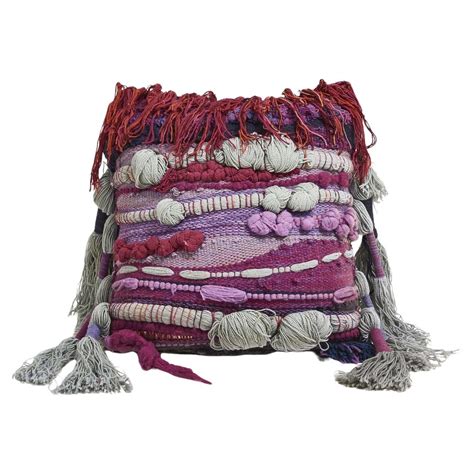 Romeo Reyna Textile Art Tapestry Pillow 1960 For Sale At 1stdibs
