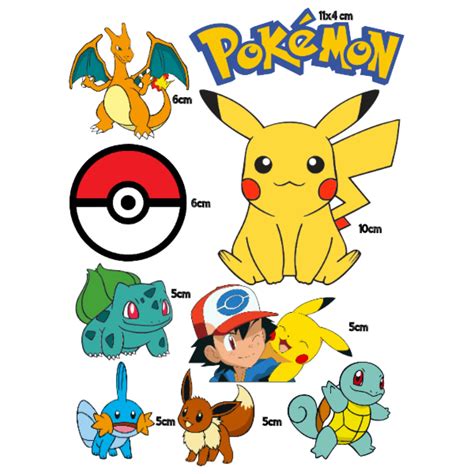 Pokemon Edible Image Pokemon Cake Topper Pikachu Cake Etsy