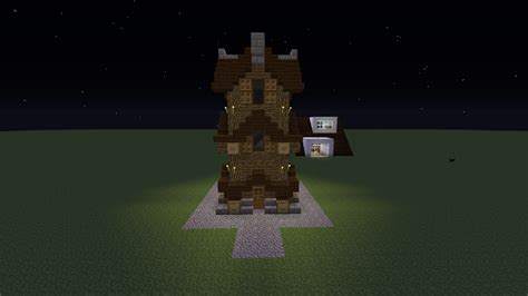 Minecraft Medieval Tower Schematic