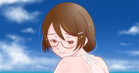 物語シリーズ 白ビキニの羽川翼 泉こうてんのイラスト Pixiv