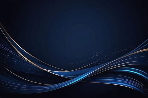 Premium Photo Abstract Luxury Glowing Lines Curved Overlapping On