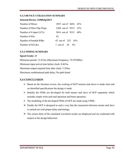Design Of Open Core Protocol Ocp Docx Computer Networking Computing Design Of Open Core Protocol Ocp Docx Computer Networking Computing