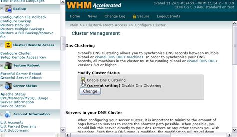 How To Configure DNS Clustering Across All Your WHM Servers Kualo Limited
