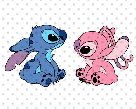 Stitch In Love Svg Stitch Couple Svg Park Couples Shirt Svg Etsy