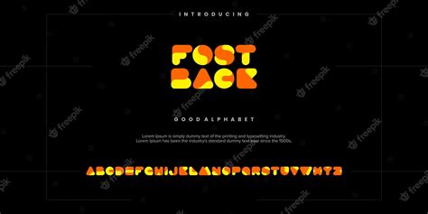 Premium Vector Abstract Minimal Modern Alphabet Fonts Typography