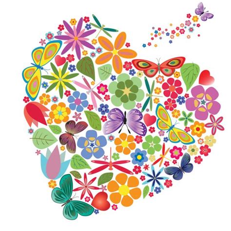 Corazon Con Mariposas Imagui