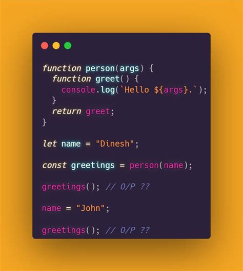 dinesh katariya on linkedin what will be the output of the below code